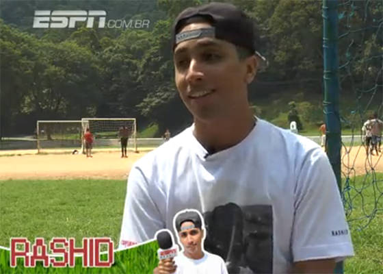 Depois de "Bate e gol", futebol é tema de entrevista do Rashid a ESPN ...